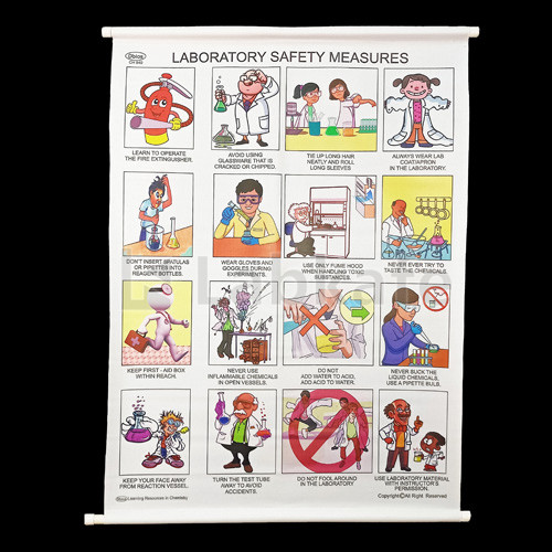 Educational Raxine Charts Size 75x100cm CHEMISTRY GENERAL White Raxine Laboratory Safety educational-raxine-charts-size-75x100cm-chemistry-general-white-raxine-laboratory-safety